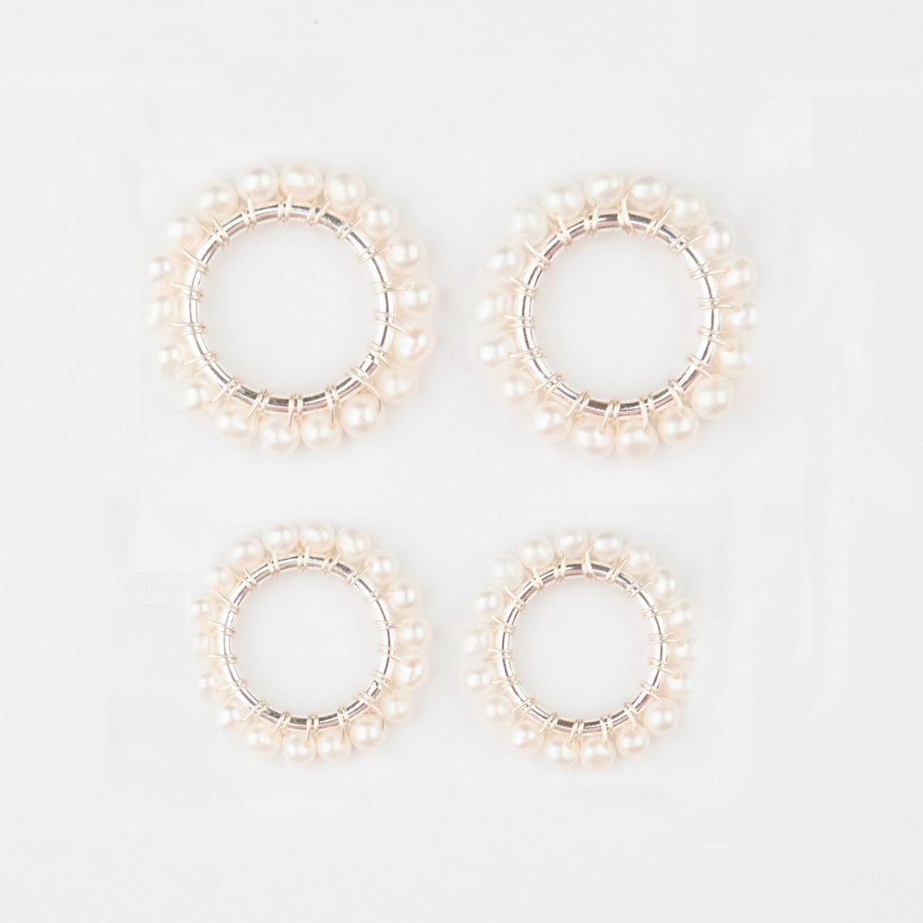 SILVER GEM RING CHARM - FRESHWATER PEARLS – shelleytaylor