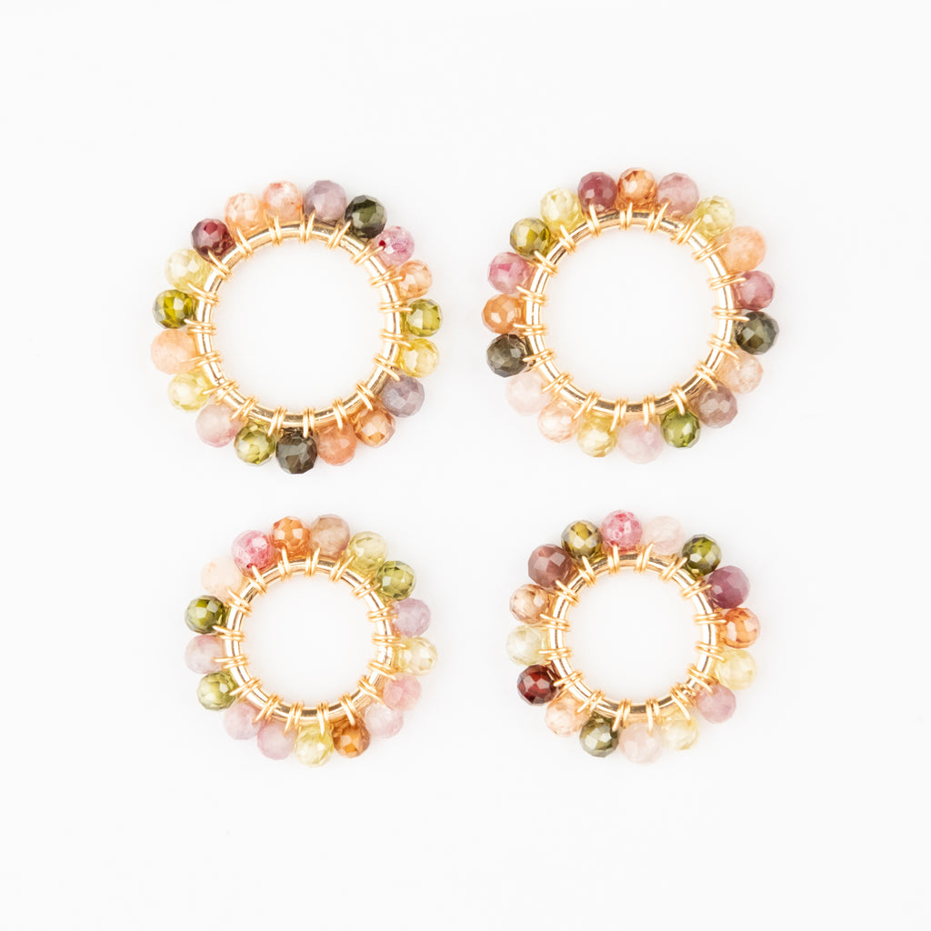 GOLD GEM RING CHARM - TOURMALINE – shelleytaylor